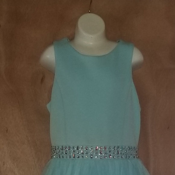 Rare Editions | Dresses | Rare Editions Blue Sleeveless Dress | Poshmark